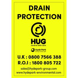 Drain Protection Location Label