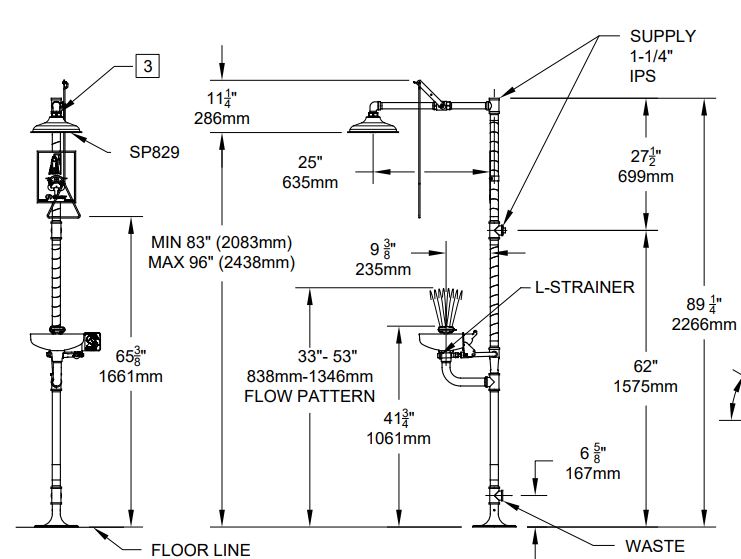 Emergency Safety Shower | Hyde Park Environmental