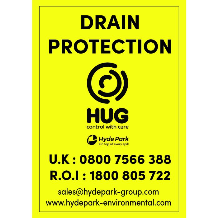 Drain Protection Location Label